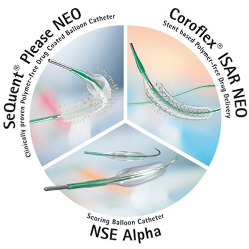 冠状动脉内支架 Coroflex® Isar Neo Aesculap® 贝朗 钴铬合金 用于洗脱药物